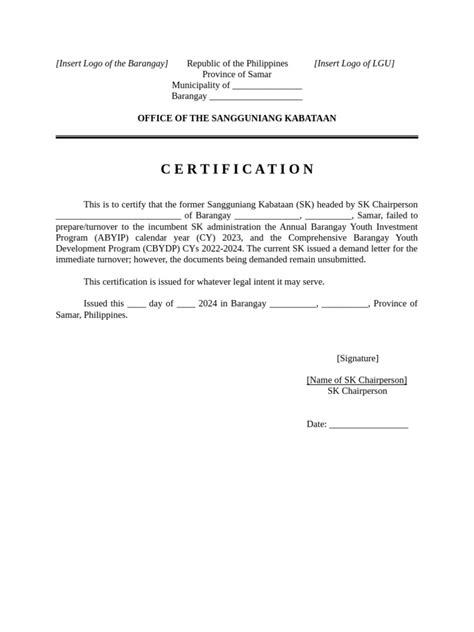 Sk Certification Pdf