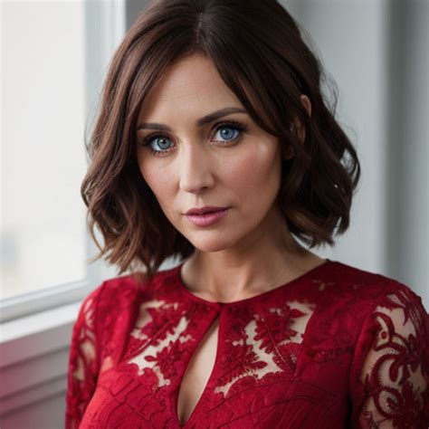 Photo 35 Year Old Woman Brunette Red Dress 04 By Miketoned On Deviantart
