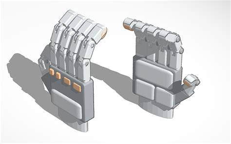 3d Design Robot Hand Tinkercad