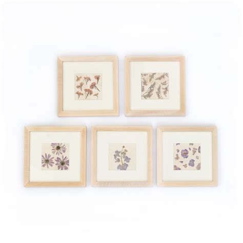 Pre Made Pressed Floral Frames