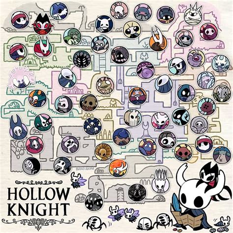 Hollow Knight Map Of Hallownest