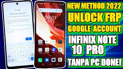 UNLOCK FRP GOOGLE ACCOUNT INFINIX NOTE PRO X C ANDROID TANPA PC PASTI DONE JKS