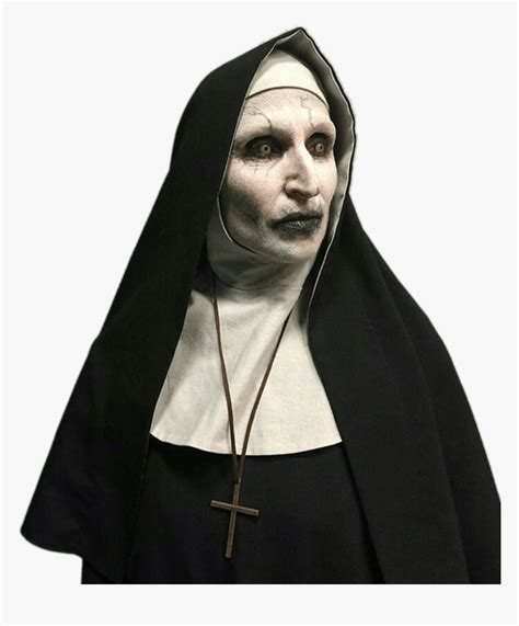 The Nun Wearing Cross Necklace Nun 2018 The Nun Hd Png Download