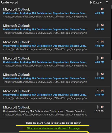Getting Issue While Fetching The Outlook Mails Activities UiPath