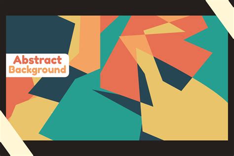 Retro Abstract Geometric Background Graphic By Sidomikro · Creative Fabrica