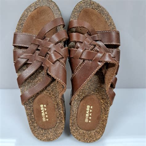 Gh Bass Earth Strappy Cambridge Brown Leather Sandal Gem