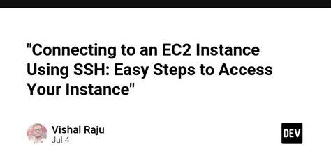 Connecting To An Ec2 Instance Using Ssh Easy Steps To Access Your