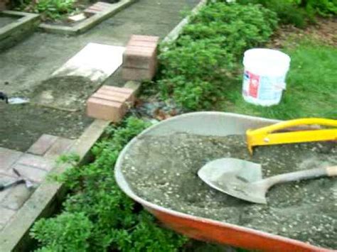 How We Do A Brick Paver Walkway YouTube