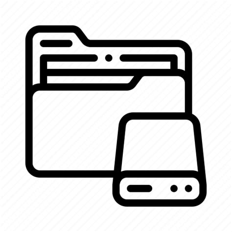 Folder Harddisk Network System Hardware Storage File Icon