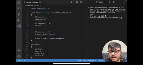 Day 21 Of 2024 How To Print Substrings Contiguous 100daysofcode