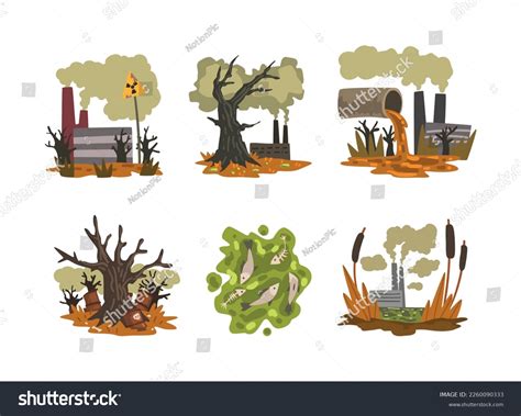 Environmental Pollution Hazardous Radioactive Industrial Waste Stock