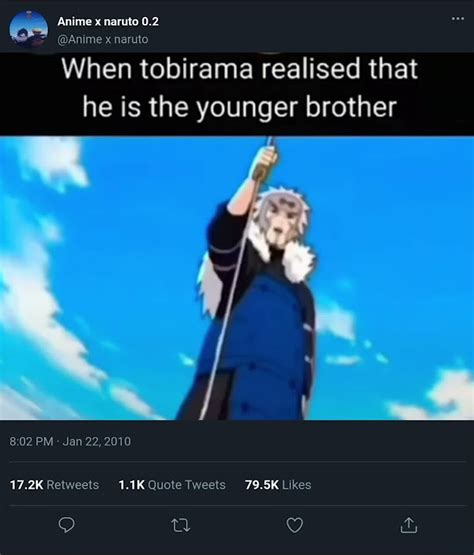 When Tobirama Realized That He Is Younger Brother Naruto Shorts
