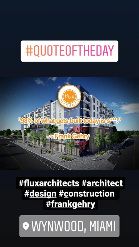Flux Architects On Linkedin Fluxarchitects Architect Design Construction Frankgehry