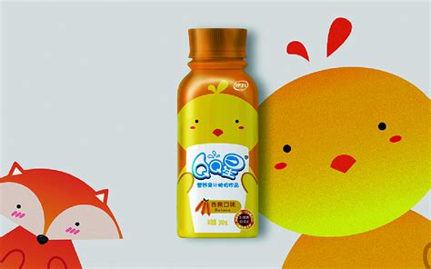 伊利qq星儿童牛奶包装设计墩墩喝牛奶 站酷zcool