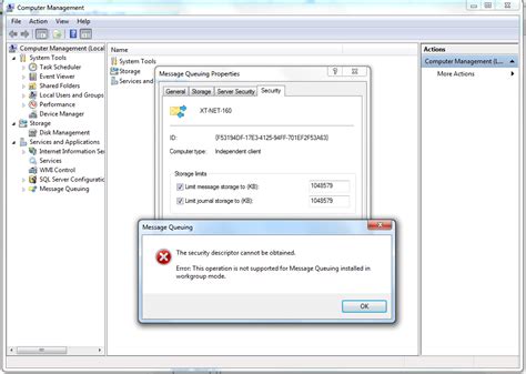 Net The Queue Does Not Exist Or You Do Not Have Sufficient Permissions To Perform The