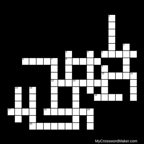 Elementos De La Tabla PeriÓdica Crossword Puzzle