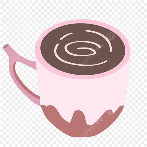 향기로운 커피 일러스트 한 잔 커피 아름다운 커피 컵 보라색 커피 컵 Png 일러스트 및 Psd 이미지 무료 다운로드 Pngtree
