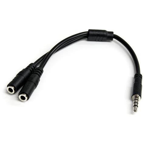 Buy Headset Adapter Microphone And Headphone Splitter 3