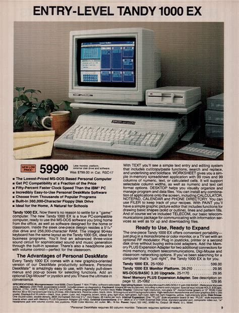 The Tandy 1000 Ex Hx