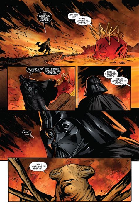 The Eye Of The Webbish Bog Summons Vader Once More In Marvels Star