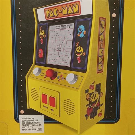 Pac Man Classic Arcade Mini Game With Box Tested Works Ebay