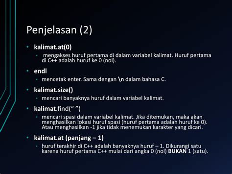 Ppt Pertemuan Manipulasi String Powerpoint Presentation Free