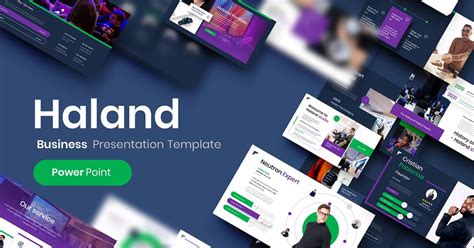 Haland — Modelo De Powerpoint De Negócios Modelos De Apresentação