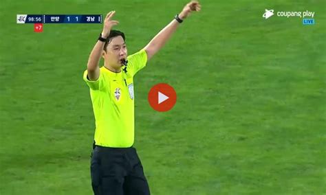 안양vs경남 경기종료 치열했던 후반 1 1 무승부로 경기 종료됩니다 국내축구 에펨코리아