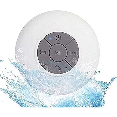 Portable Waterproof Shower Speaker Bluetooth 30 With Built In Mic