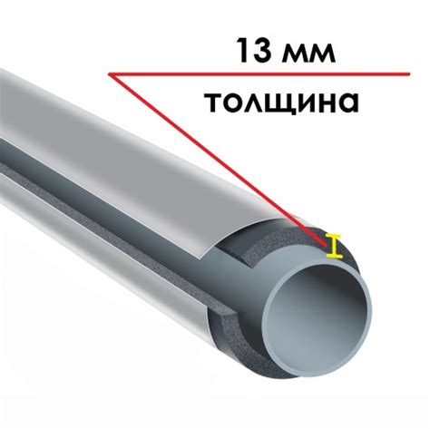 Трубка K-Flex ST IC CLAD SR толщина 13 мм, длина 1 метр - купить ...