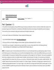 3 Part 1 Questions 1 - 3 Module 3 Homework 14.310x Courseware edX.pdf ...