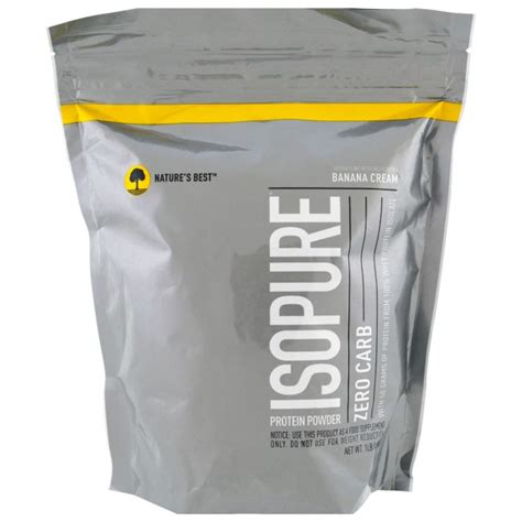 Isopure Zero Carb Banana Cream 1 Lbs By Natures Best