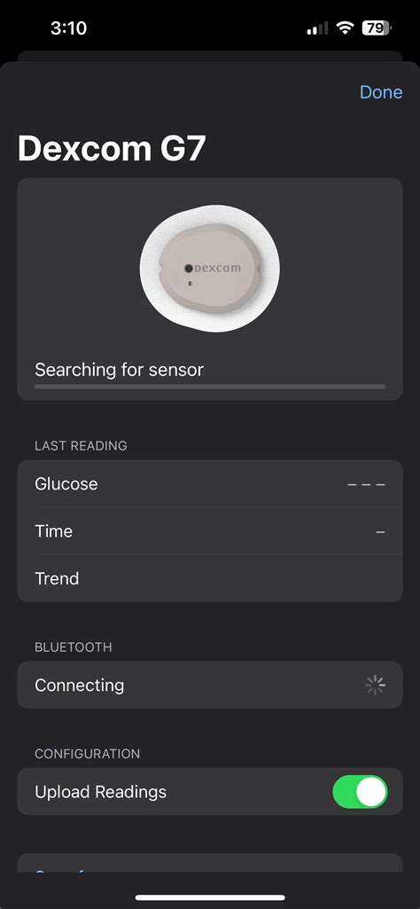 iaps not detecting my dexcom g7 r diabetes t1
