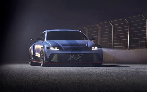 다운로드 2022년 현대 Rn22e 컨셉 4k 전면보기 외부 현대튜닝 전기 스포츠카 한국 자동차 현대 바탕 화면