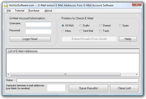 GMail Extract E Mail Addresses From G Mail Account Download E Mails And Get Your Account E Mails