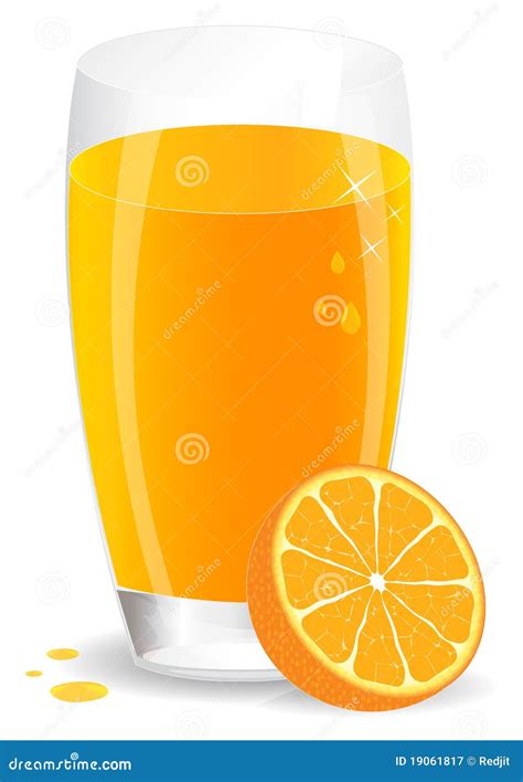 Zumo De Naranja Ilustración Del Vector Stock De Ilustración