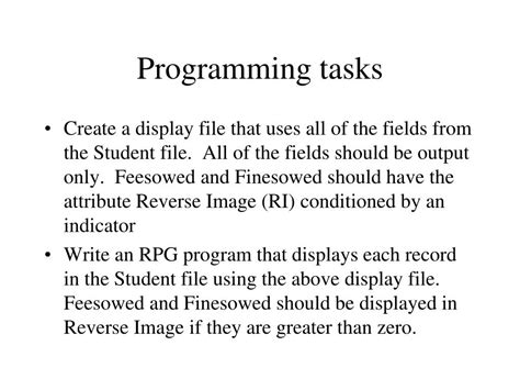 Ppt Cl Programming With Database Files Powerpoint Presentation Free