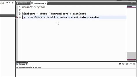 008 How To Write Multiline Code In Pythonmp4 Youtube