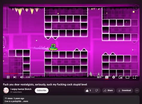 Lmfao What The Fuck Did I Just Find On Youtube 💀💀 Rgeometrydash
