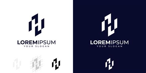 Ilustración De Diseño De Logotipo De Monograma De Letra H 11570626