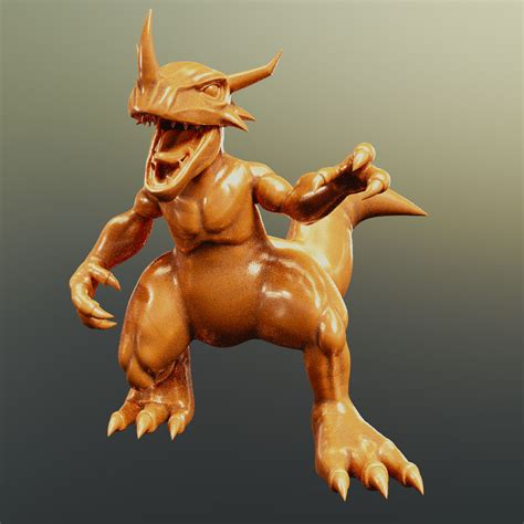 Digimon Greymon 3d Printing Model Stl