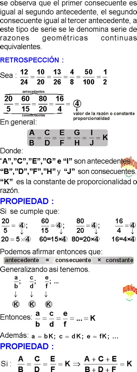 SERIE DE RAZONES GEOMÉTRICAS EQUIVALENTES PROBLEMAS RESUELTOS