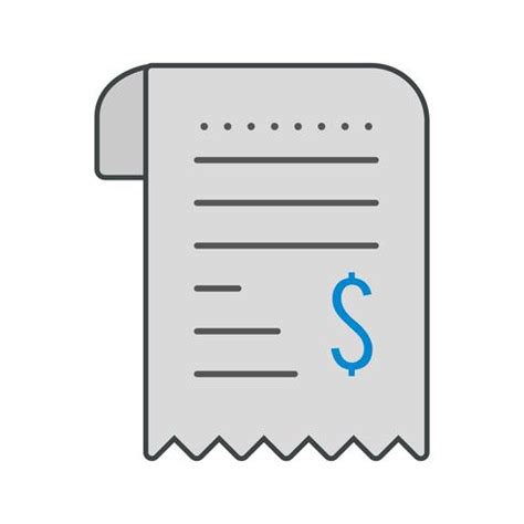 Vector Receipt Icon 356028 Vector Art At Vecteezy
