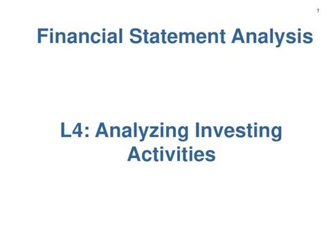 pdf l4 analyzing investing activities current asset