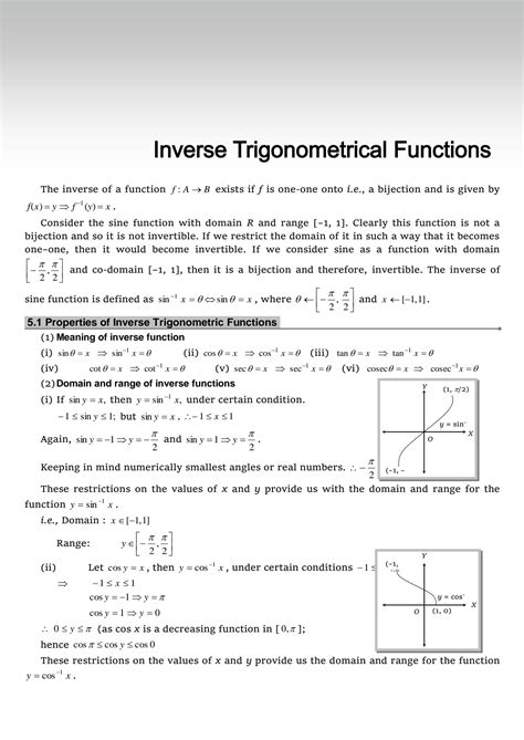 Solution Iit Jee Main Maths Notes For 2022 2023 1 Trigonomerical