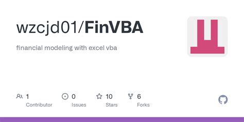 Github Wzcjd01 Finvba Financial Modeling With Excel Vba