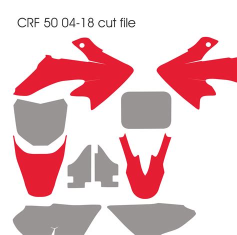 Crf50 2004 2018 Vector Template Store