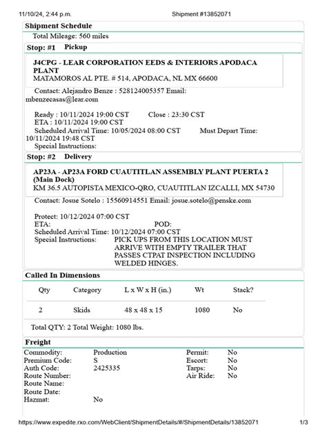 Shipment 13852071 Pdf