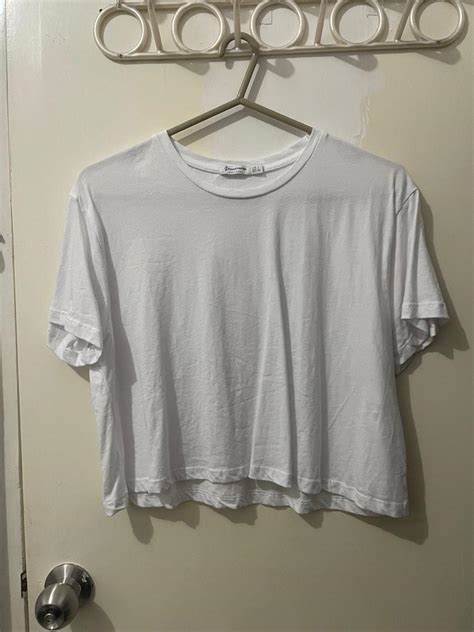 Stradivarius Crop Top Womens Fashion Tops Shirts On Carousell