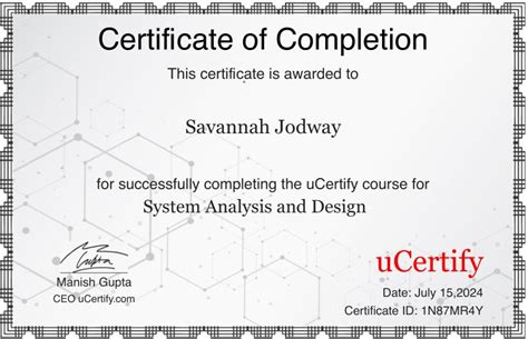 Savannah Jodway On Linkedin Ucertify Certification